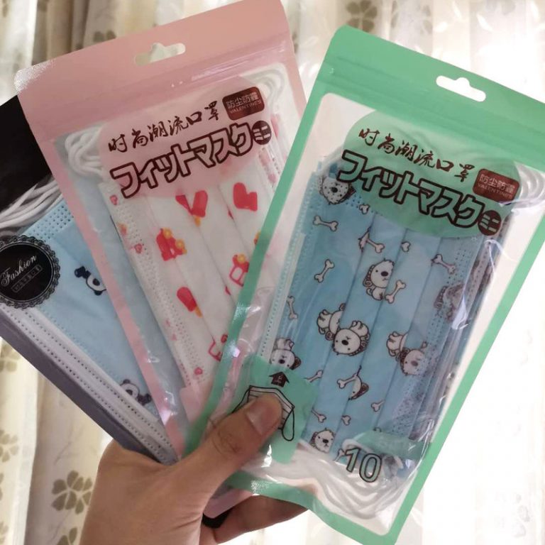 Children’s Disposable Face Masks | Colorful Breathable 3-Ply Protective ...