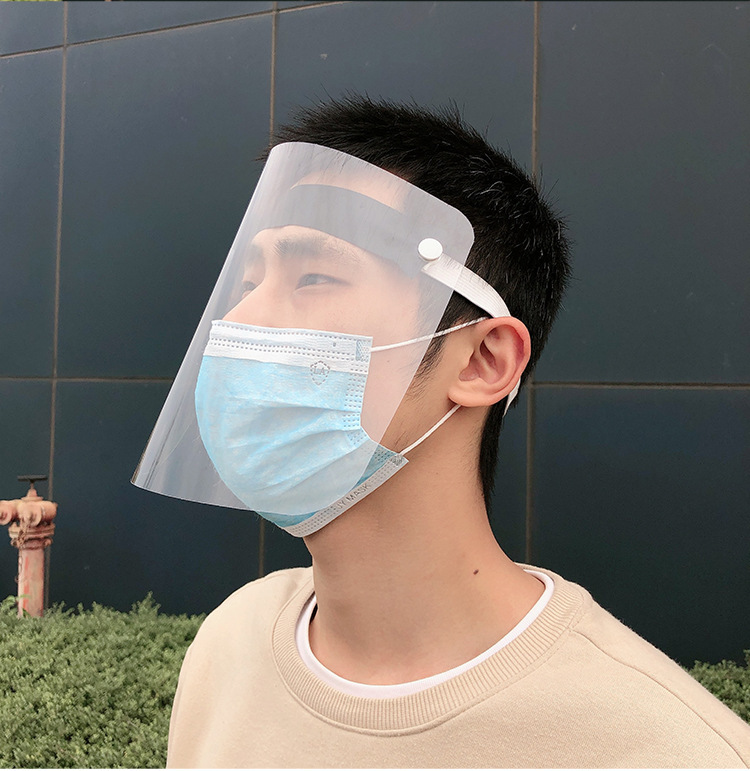 Environmental protection PE anti-spray mask